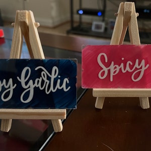 Food Name Signs / Food Tags / Food Labels / Buffet Table Signs / Buffet ...