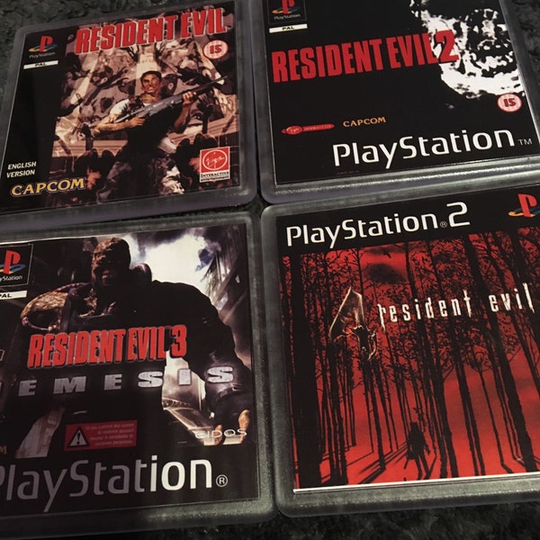 Resident Evil 1 4 Inspired Coaster Collection RES Remastered ...