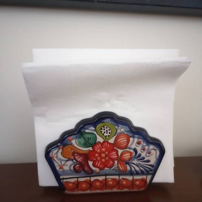 Napkin Holder Servilletero Handmade Talavera - Etsy