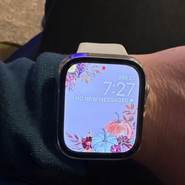 Fall Apple Watch Wallpaper Bundle, Smartwatch Background, Digital Watch ...