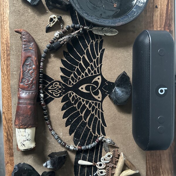 Morrigan Prayer Beads, Morrigan Altar, Goddess of Fate and War, Goddess ...