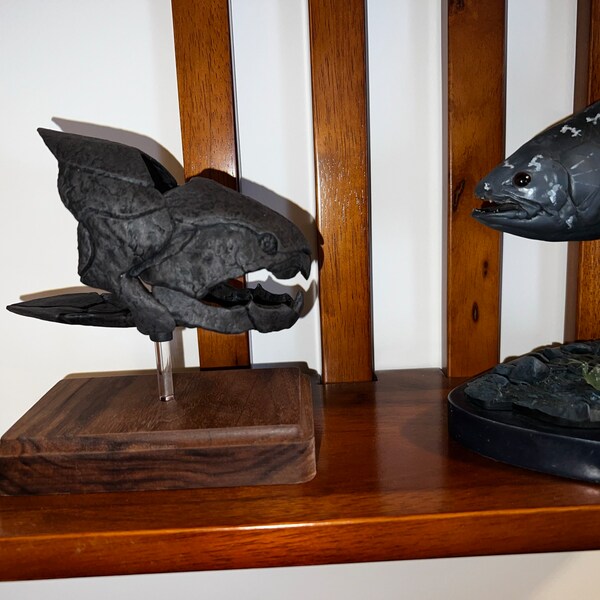 Dunkleosteus Fossil Replica 1/12 Scale 5", Fossil Fish, Devonian ...