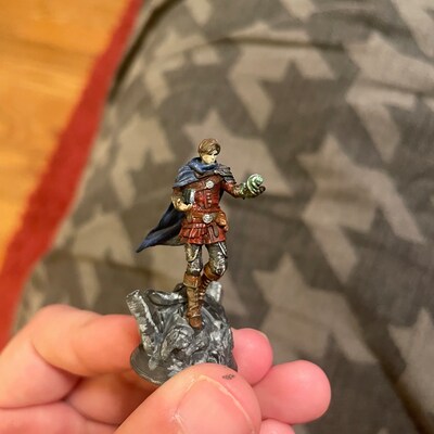 Elf Mage Miniature Wizard Mini Sorcerer Dungeons and Dragons - Etsy