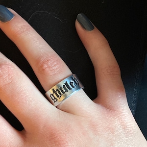 Demon Ring Horror Gothic Ring Satan Jewelry Metalhead - Etsy