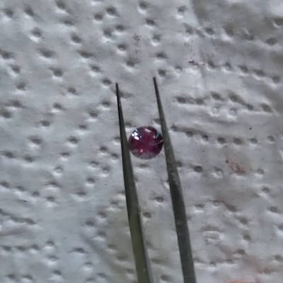 Lab Created Pulled Czochralski Ruby AAAAA Round Faceted Loose Stones for Jewelry Makings, July ...