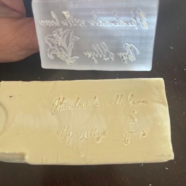 Custom Soap Stamp in Brass / Custom Soap Mold / Soap Package / Handmade ...