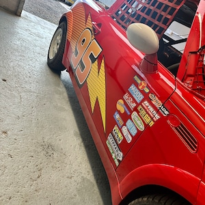 Rusteze Logo Transparent Background Cars Lightning Mcqueen - Etsy