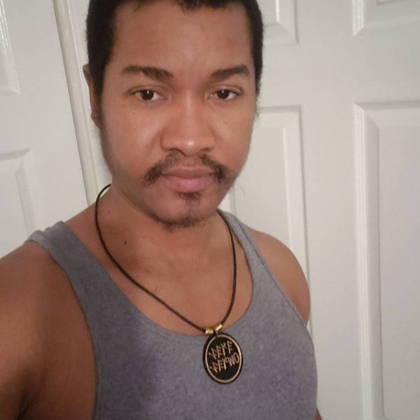 Leather Necklace PALEO HEBREW Name Father and Son YHWH Yahusha ...