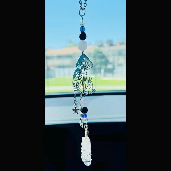 Joy Intention Crystal Car Charm 4 Crystal Combo for Happiness - Etsy