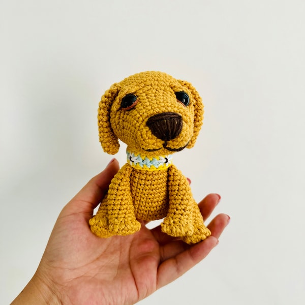 Labrador Dog Amigurumi Crochet Pattern - Etsy