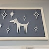 Mid Century Modern Atomic Dog With Set of 4 Eames Style - Etsy