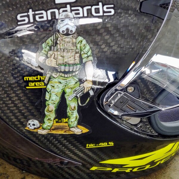 Trooper “up to No Good” Operator Sticker 1A - Etsy