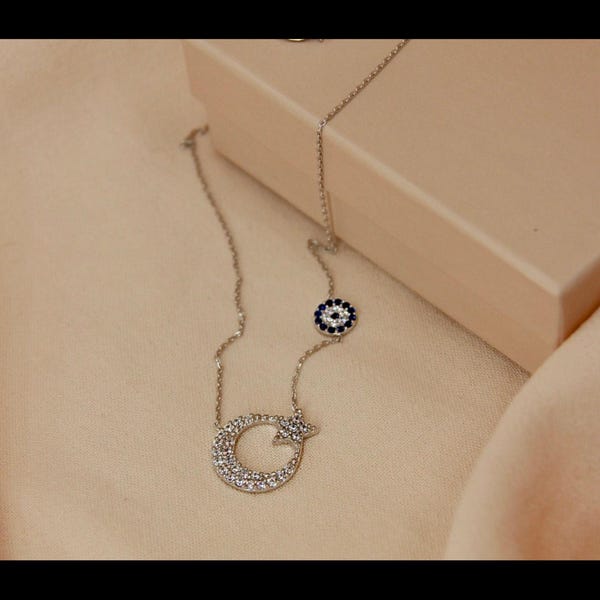 Silver Circassian Flag Necklace, Flag of Adygea Necklace, Circassian ...