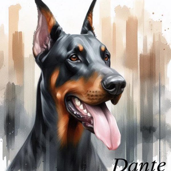 Cute Small Fox Portrait Art for Kids Room Decor, Watercolor Artwork ...