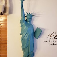 Statue of Liberty Papercraft Sculpture, Printable 3D Puzzle, Papercraft ...