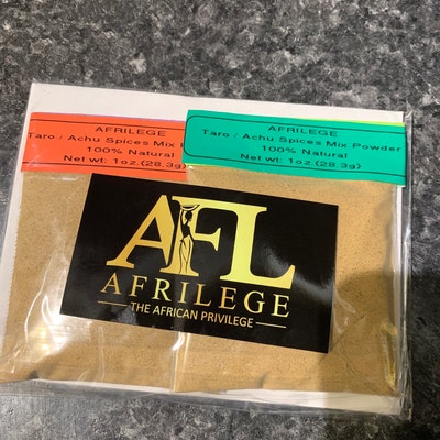 Achu Spices / Taro Spices / Spices From Cameroon / Achu Dry Grinded ...