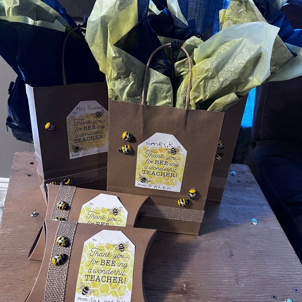 Teacher Appreciation Gift Tag Thank You for Beeing Teacher Printable ...