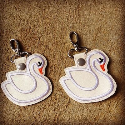 Swan Applique Design. Swan Embroidery Design. Embroidery Designs Swan ...