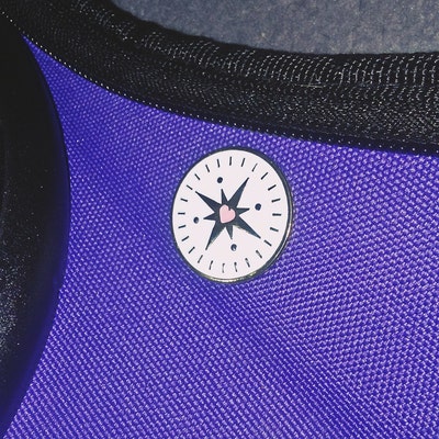 Compass Enamel Pin Lapel Pin Compass Pin Compass Brooch Best Friend ...