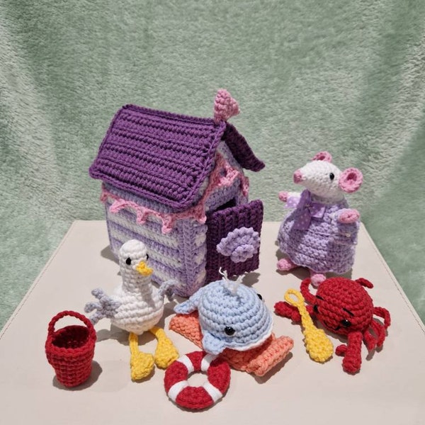 Seaside Friends Crochet Pattern - Etsy