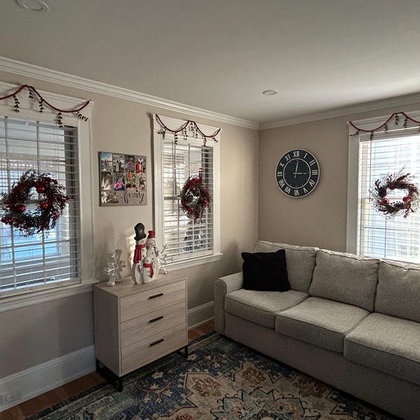 Patriotic Garland, American Flag Swag, American Flag Garland, Fabric ...