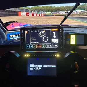 4in DDU Speed Mini Sim Racing Dashboard Display With Mount Options - Etsy