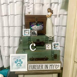 Personalized Pet Memory Box / Urn With Name and Quote or Poem - Etsy