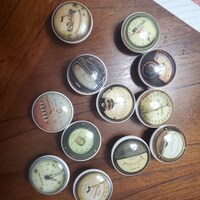 Set of 8 Vintage Sewing Thread Spool Labels Knobs Cabinet - Etsy Canada