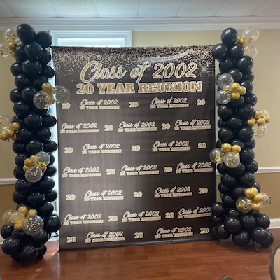 Class Reunion Step and Repeat, Class Reunion Backdrop, 8x8 Step and ...