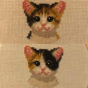 Calico Cat Bundle Cross Stitch Pattern PDF Calico Cat Embroidery ...