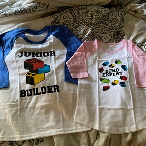 Building Blocks Birthday Shirt / Custom Years of Being Awesome - Etsy