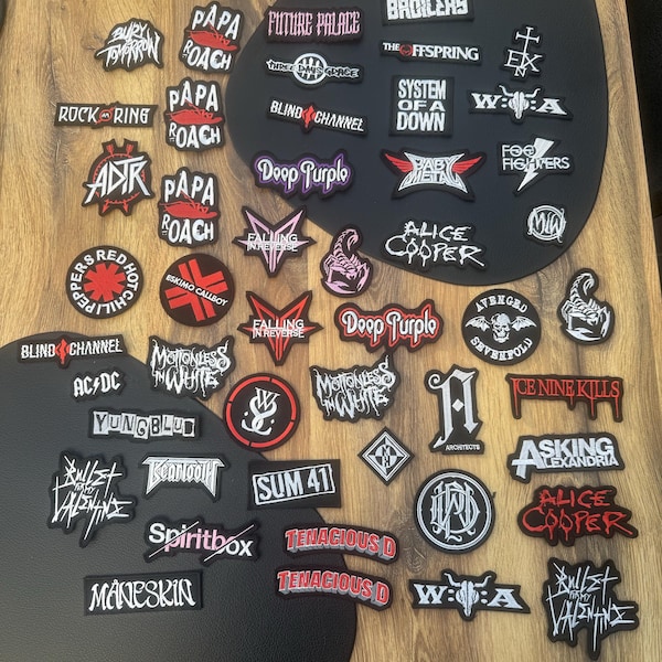 Black/death/power/heavy/stoner/doom Metal Patches #93 - Etsy