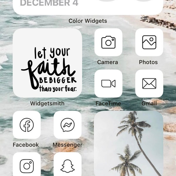 320 White App Icons PREMIUM Icon Pack for Aesthetic Light Ios Home ...