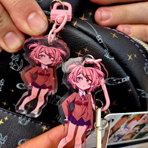 KNY Demon Samurai Anime Matching Keychain Set - Etsy