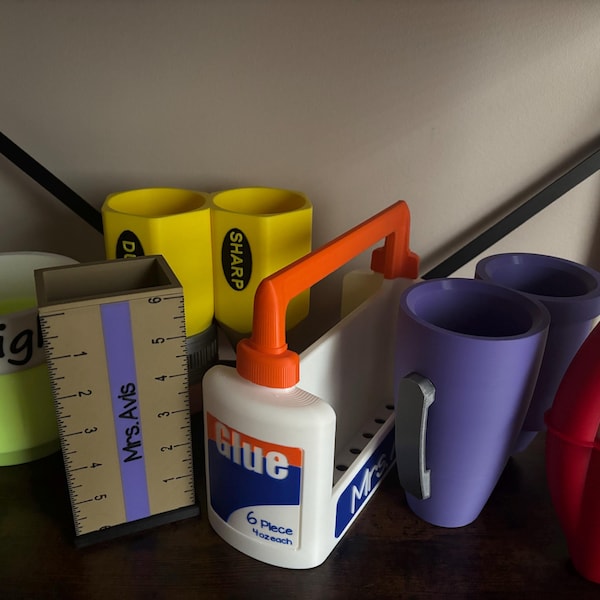 The Glue Stick Bucket for Teachers, Made in the USA! - Etsy