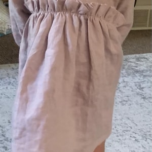 Momo Ruffle Shoulder Dress Sewing Pattern: Girls Long Sleeve (PDF) - Etsy