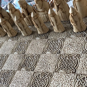 Celtic Chess Set aka. Fidchell - Etsy