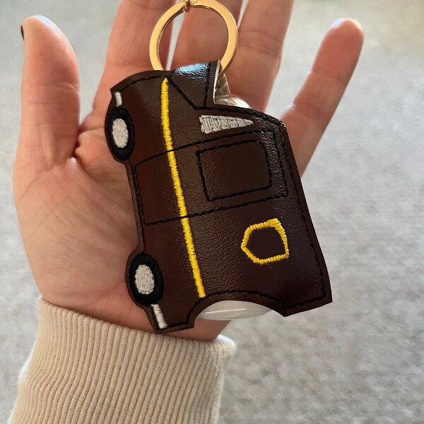 Semi Truck Driver Key Fob 18 Wheeler Key Chain Trucker Gift Tractor ...