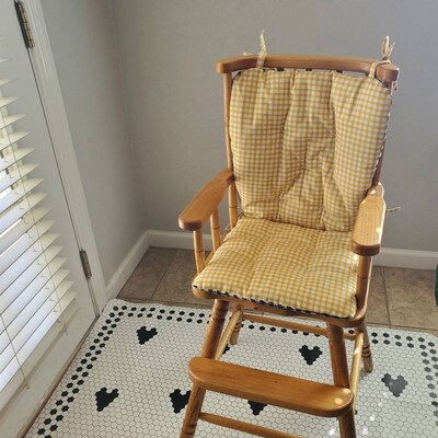 Highchair Cushion, Highchair Pad, Custom Made to Fit Your Vintage ...