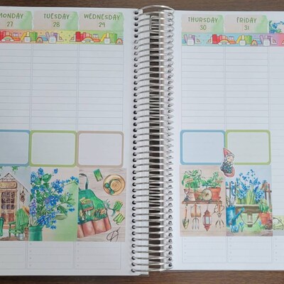 Printable JULY Monthly Stickers Kit Happy Planner July - Etsy