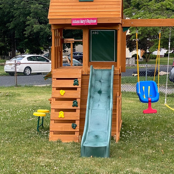 Custom Playhouse Sign for Kids | Clubhouse, Fort, Playroom, Bedroom ...