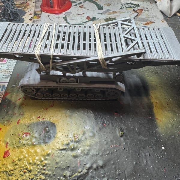 Chieftain Armoured Vehicle-launched Bridge (AVLB) Tank + Bridge Kit ...