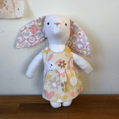 Bunny Rabbit and Bear Stuffed Animal Doll Sewing Pattern / Digital PDF ...