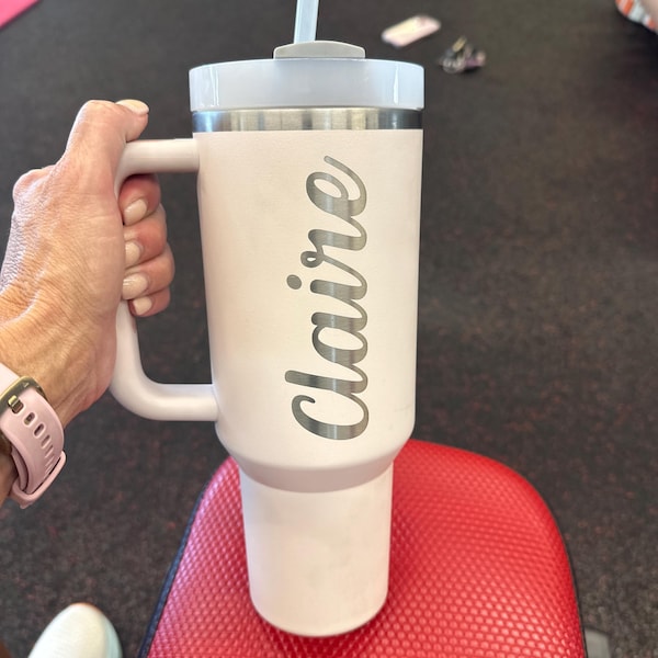 Name Engraved Stanley Laser Engraved Cup Tumbler Custom Laser Engraved ...