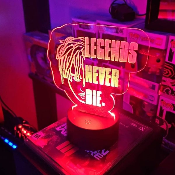 Juice WRLD Acrylic Led Glow Sign - Etsy