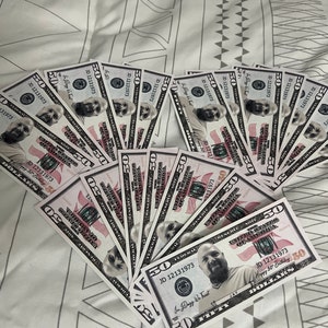 Personalized 100 Dollar Bill Prints, Perfect for the Bride, Birthday ...