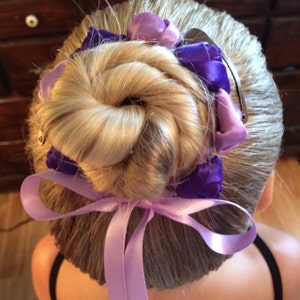 SALE Rosebuds & Magnolias Bun Crown Ballet Bun Wrap Many - Etsy