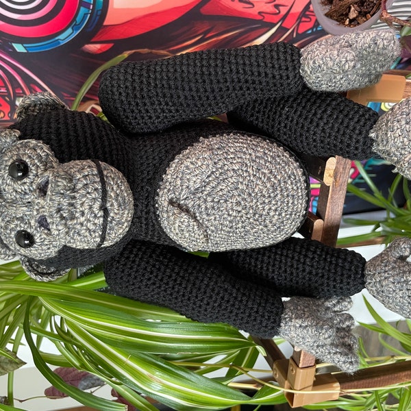 Crochet Pattern - Mayangi and Matondo, Mountain Gorillas - Amigurumi - Etsy
