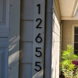 Colonial Script House Number / Extra Large Cursive Number / - Etsy