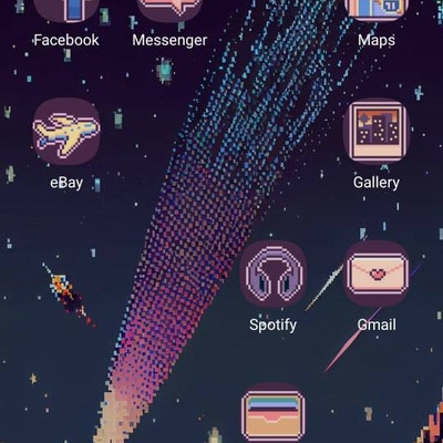 63 Pixel App Icon Pack / City Phone Theme for Ios and Android - Etsy